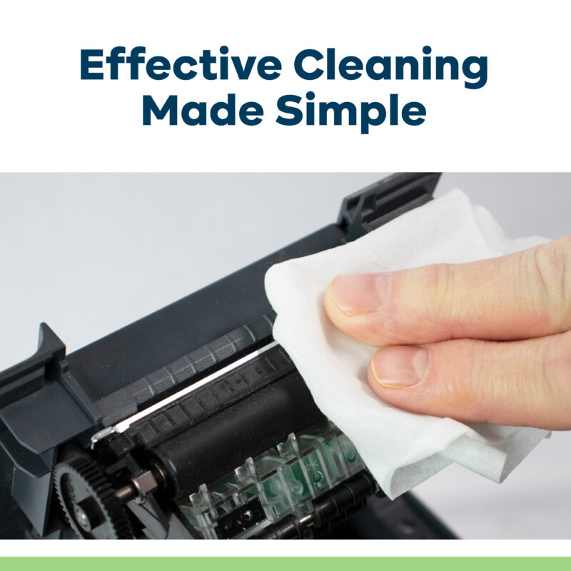 Label Printer Cleaning Wipes with PrintMint: KICTeam, Inc.