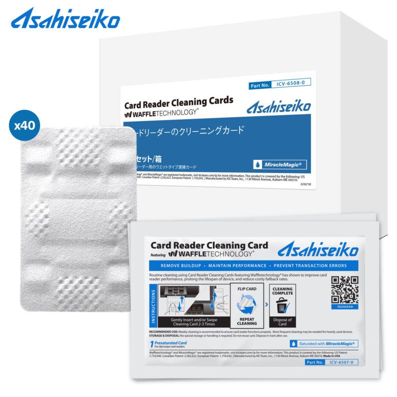 Asahi Seiko Note Validator Cleaning Cards with MiracleMagic